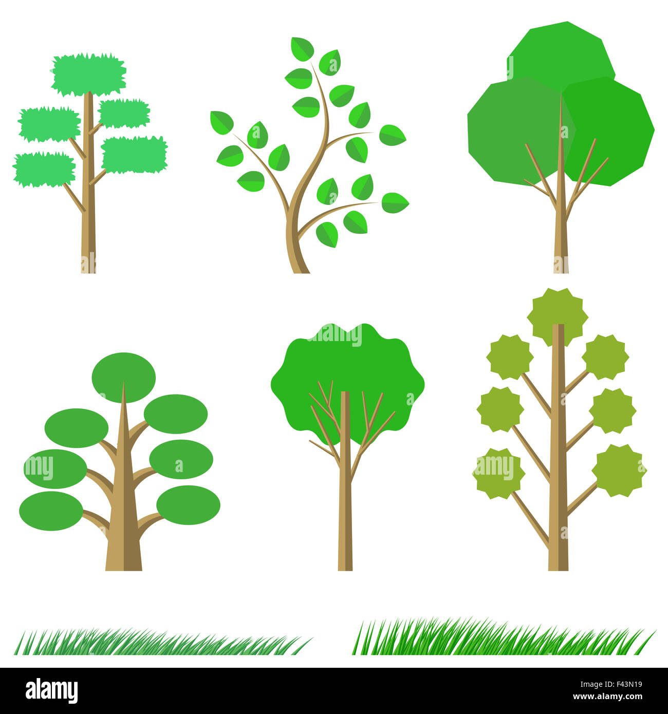 Collection of green trees hi-res stock photography and images - Alamy