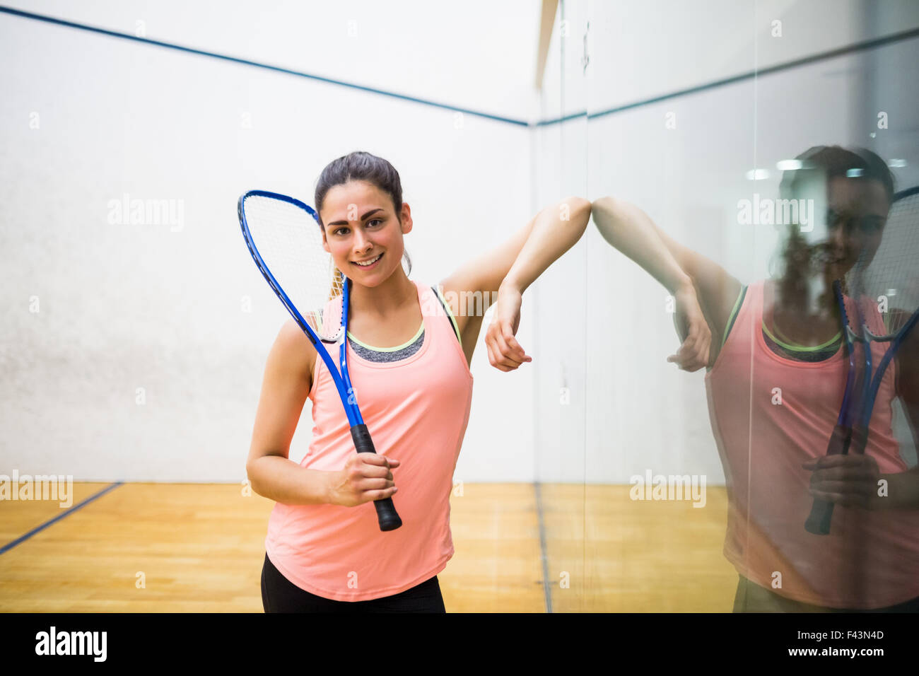 Holding a racket hi-res stock photography and images - Alamy