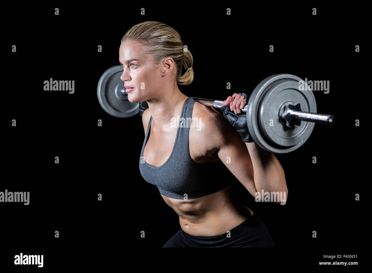 Caucasian woman lifting heavy hi-res stock photography and images - Alamy