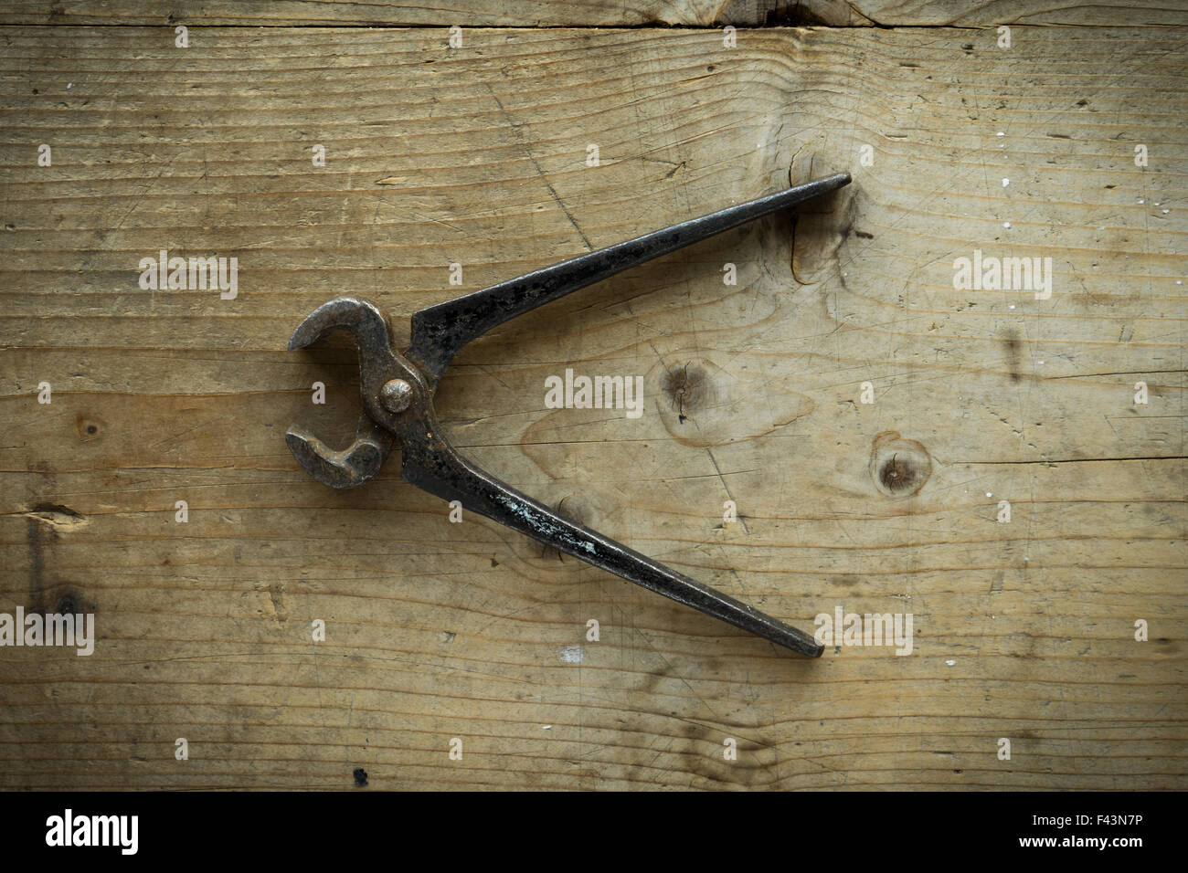 Old rusty pincer pliers hi-res stock photography and images - Alamy