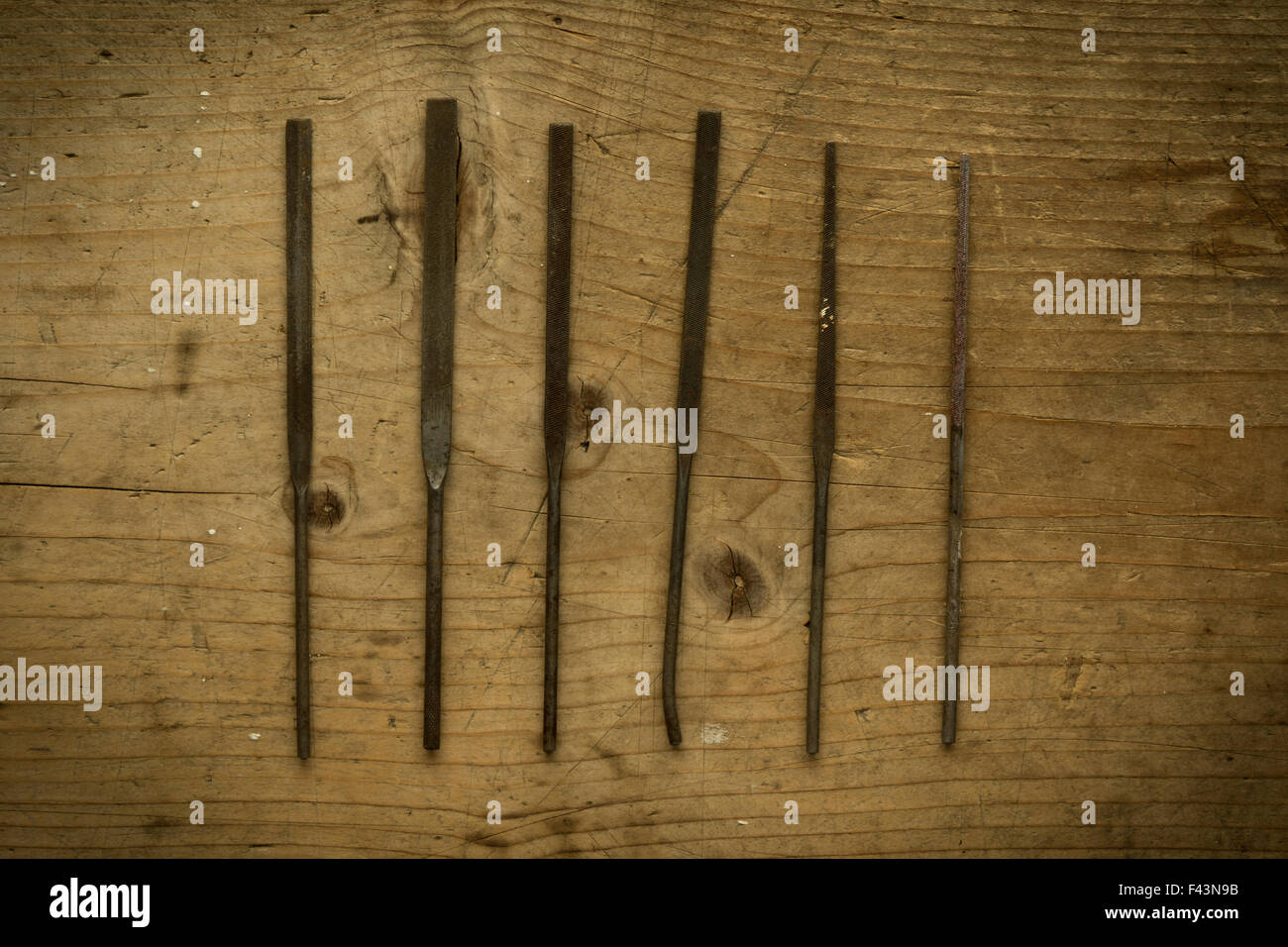 various iron rasps Stock Photo - Alamy