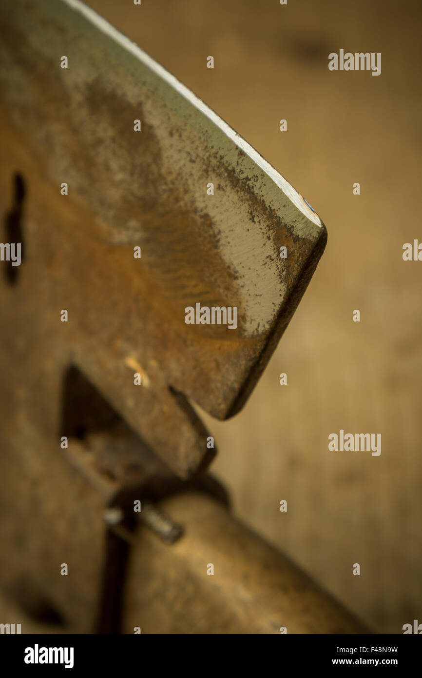 ax blade close up Stock Photo - Alamy