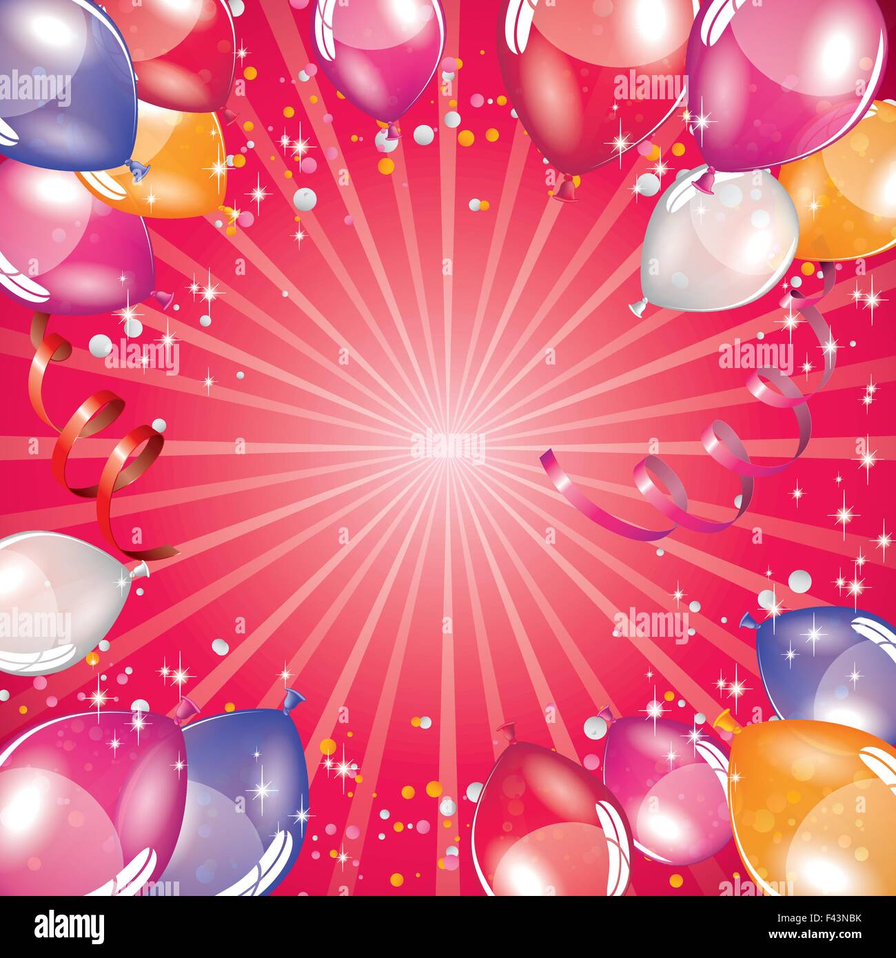Pink balloons background Stock Vector Image & Art - Alamy