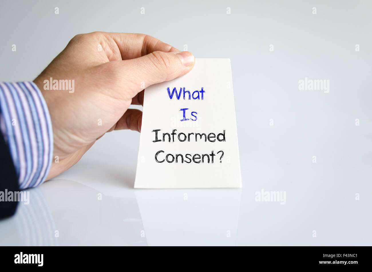 Informed consent hi-res stock photography and images - Alamy