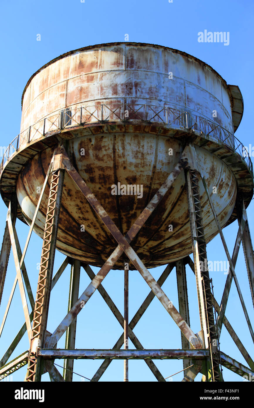 Alcatraz water tower hi-res stock photography and images - Alamy