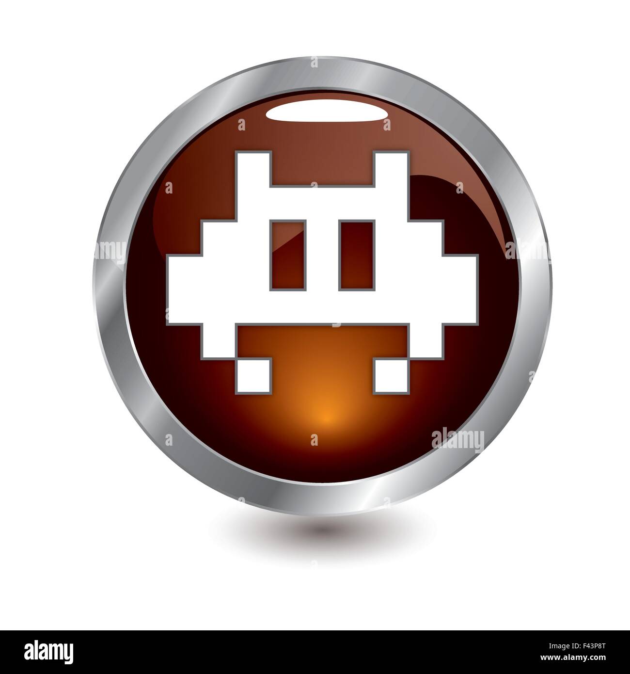 Retro mascot game icon Cut Out Stock Images & Pictures - Alamy