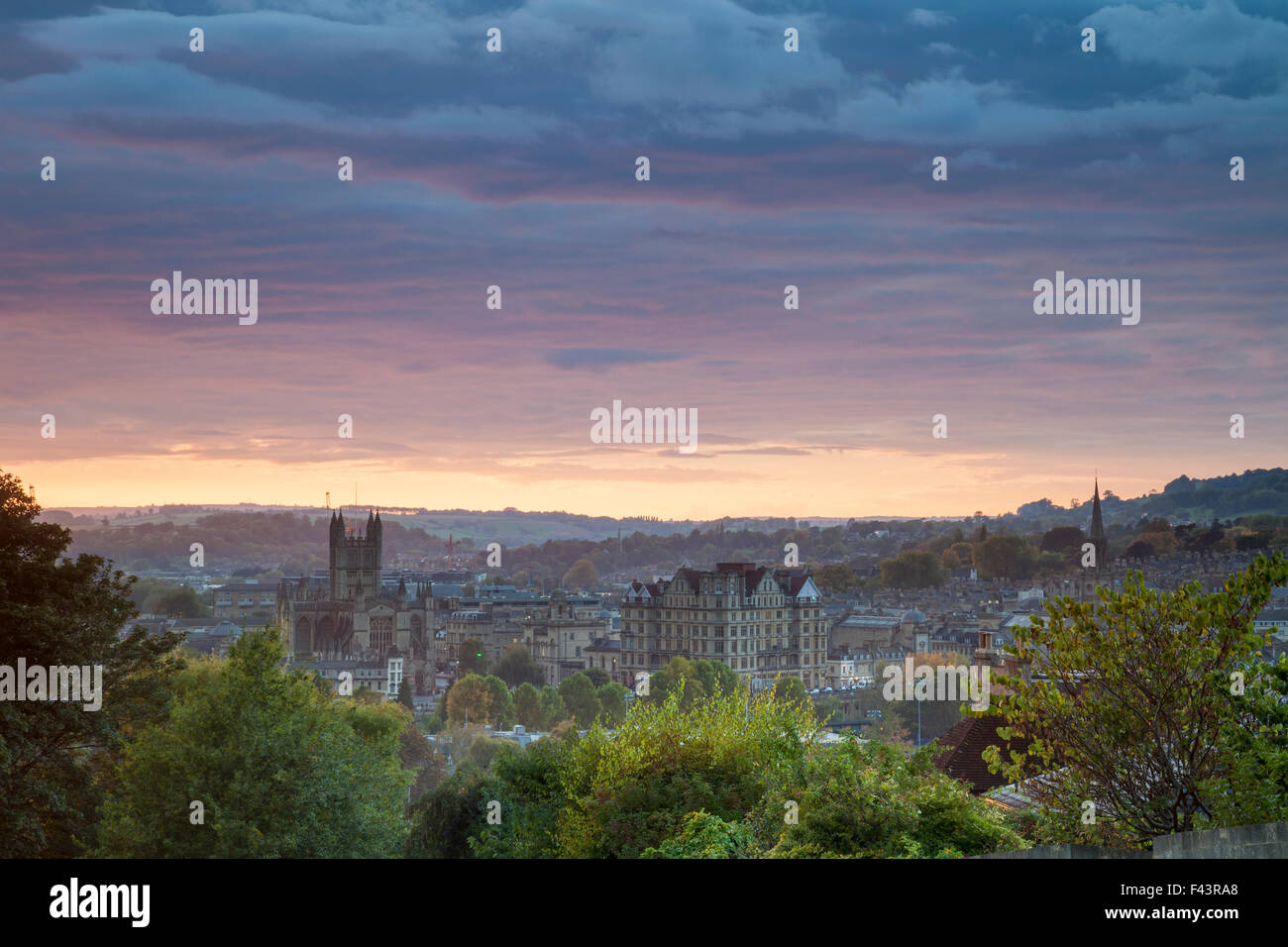 Bath skyline sunset hi-res stock photography and images - Alamy