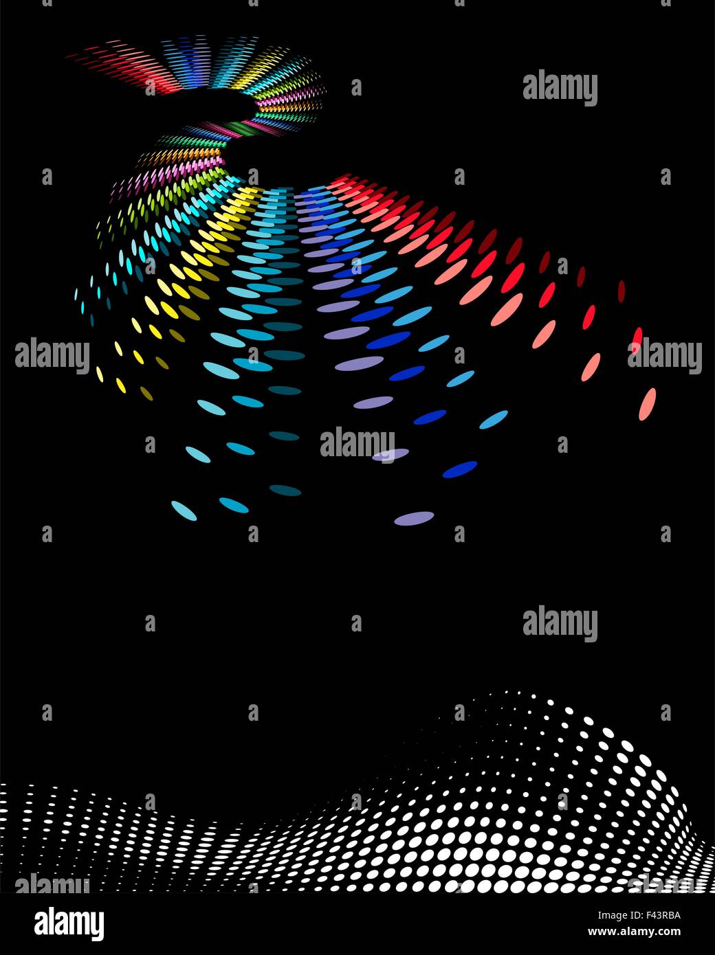 Background Composition, Web Template (Halftone) Vector Art Stock Vector ...