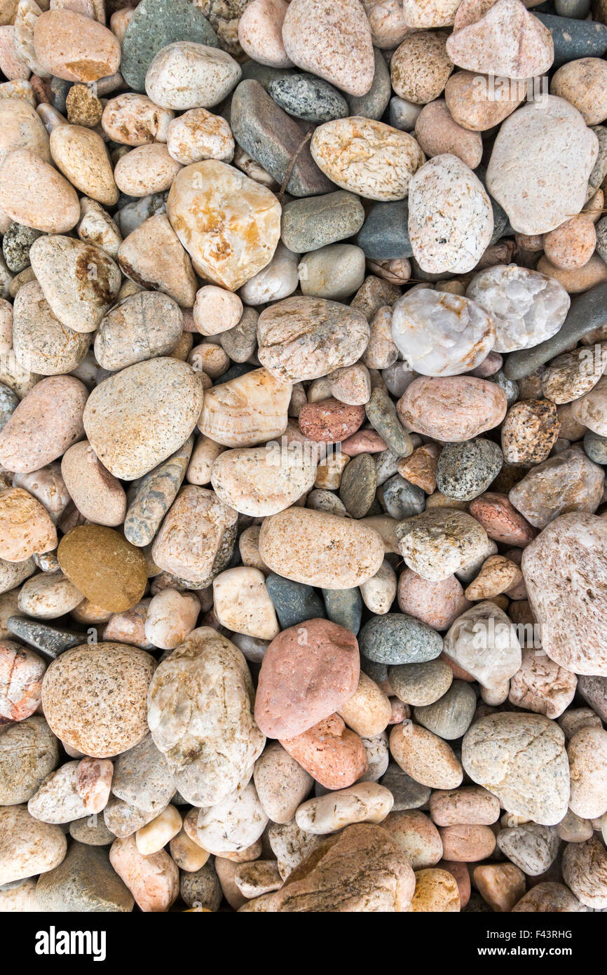 Sea pebble / sea stones background Stock Photo - Alamy
