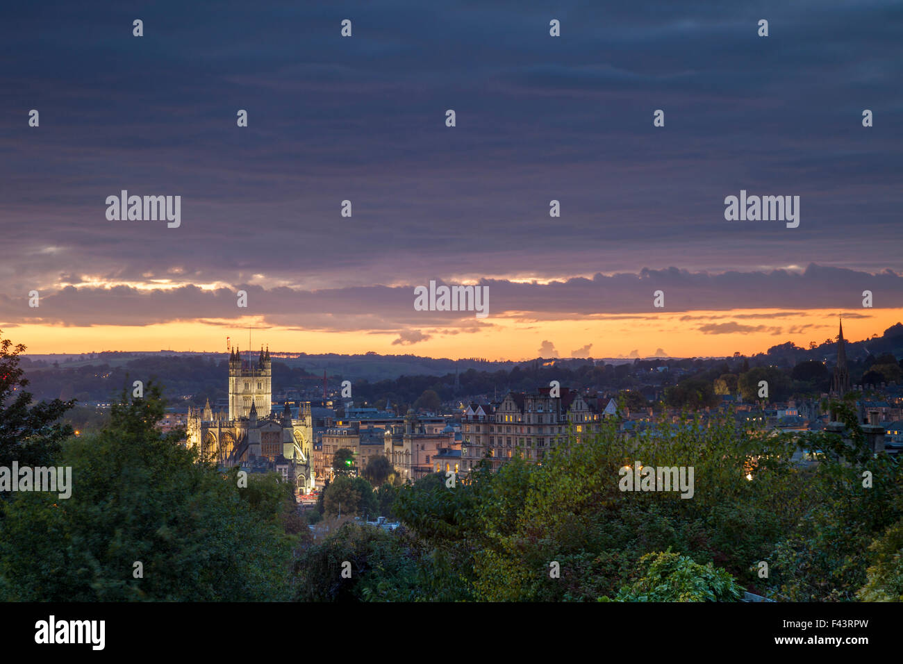 Bath skyline sunset hi-res stock photography and images - Alamy