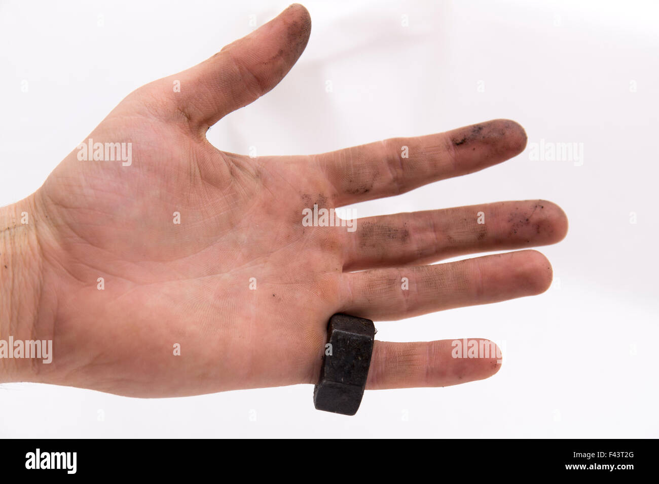 Bolt in the hand Stock Photo - Alamy