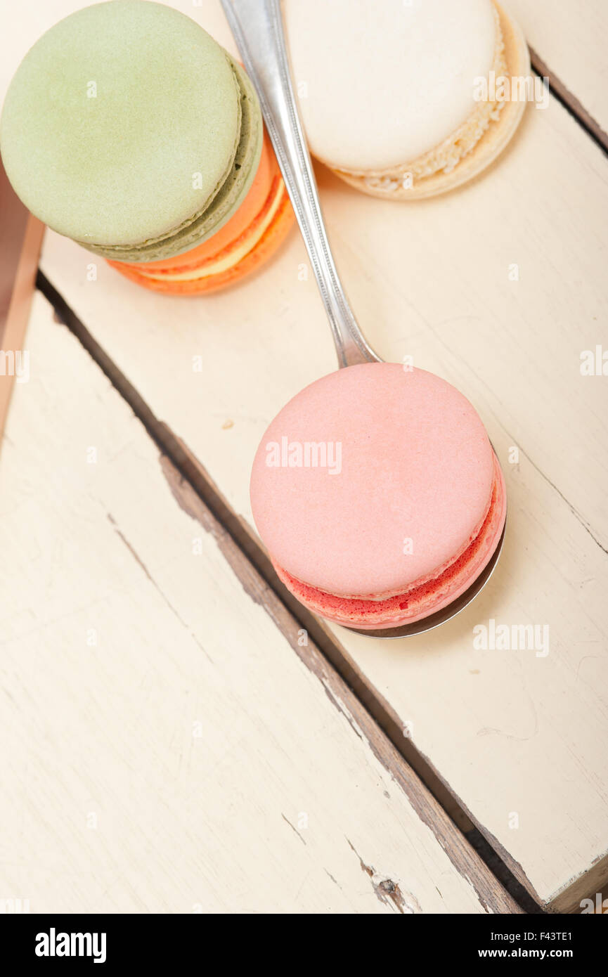 colorful french macaroons Stock Photo - Alamy