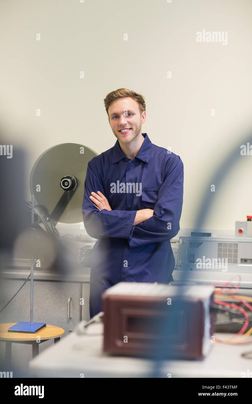Engineering student smiling at camera Stock Photo - Alamy