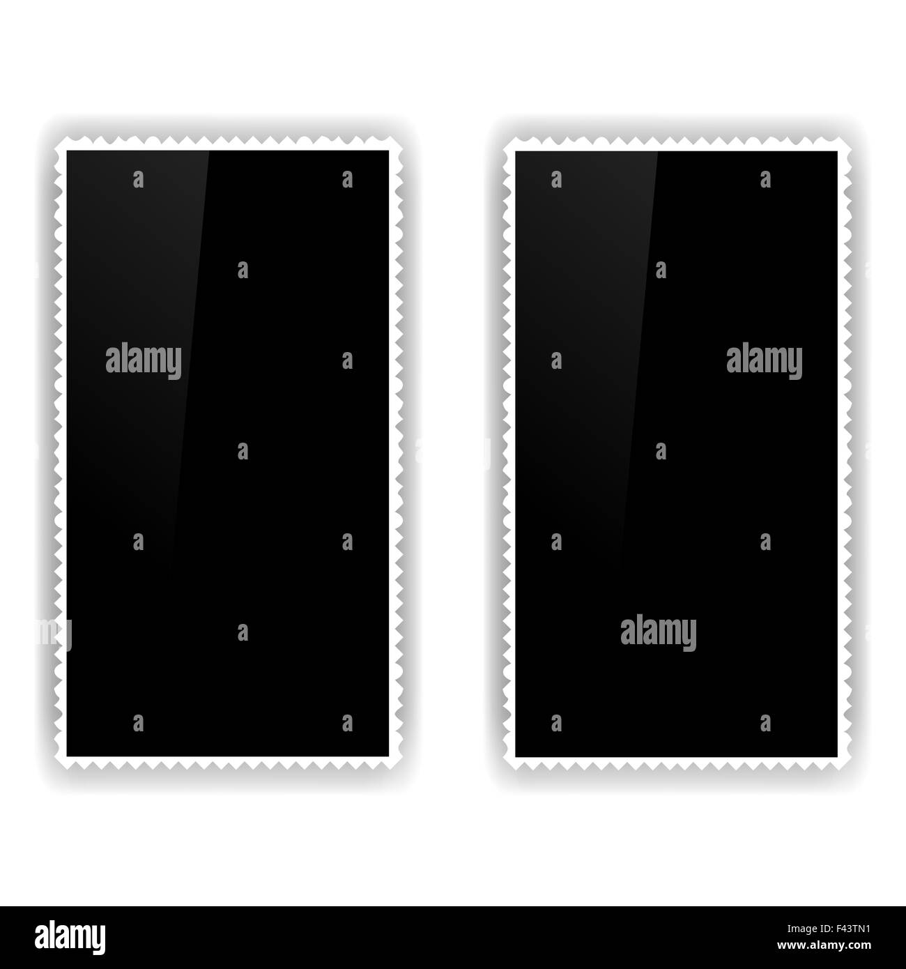 Postcard photo frame Black and White Stock Photos & Images - Alamy