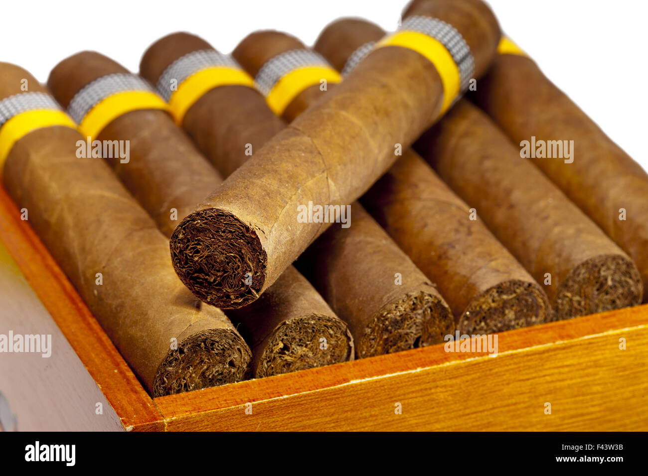 The Cuban cigars, hand made Stock Photo - Alamy