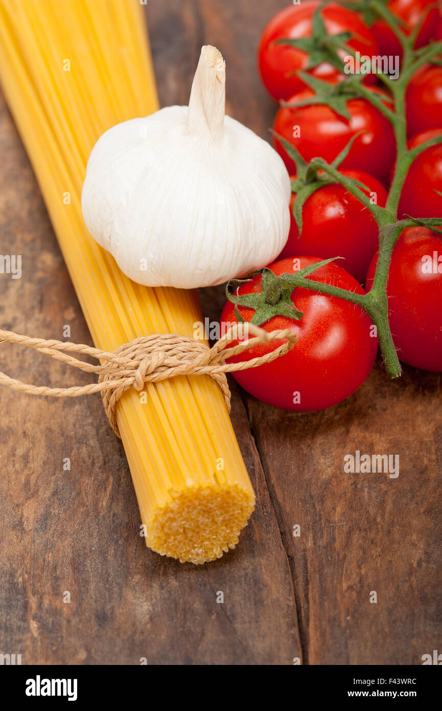 Italian basic pasta ingredients Stock Photo - Alamy