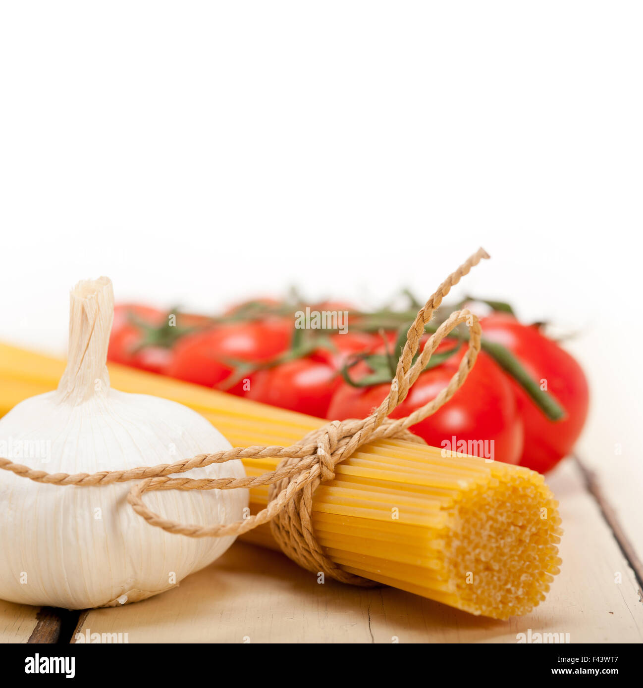 Italian basic pasta ingredients Stock Photo - Alamy