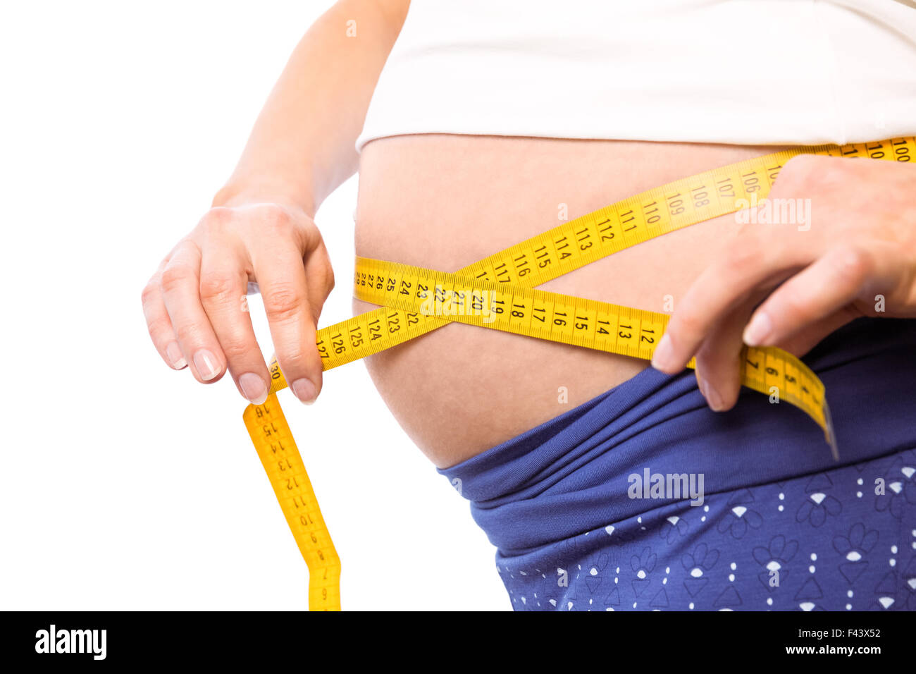 Pregnancy bump measuring tape hi-res stock photography and images - Alamy