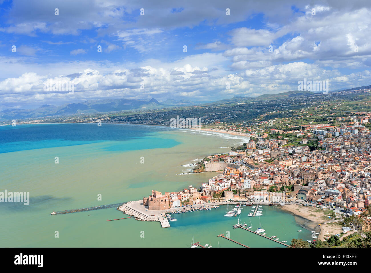 Castellamare del Golfo in Italy Stock Photo - Alamy
