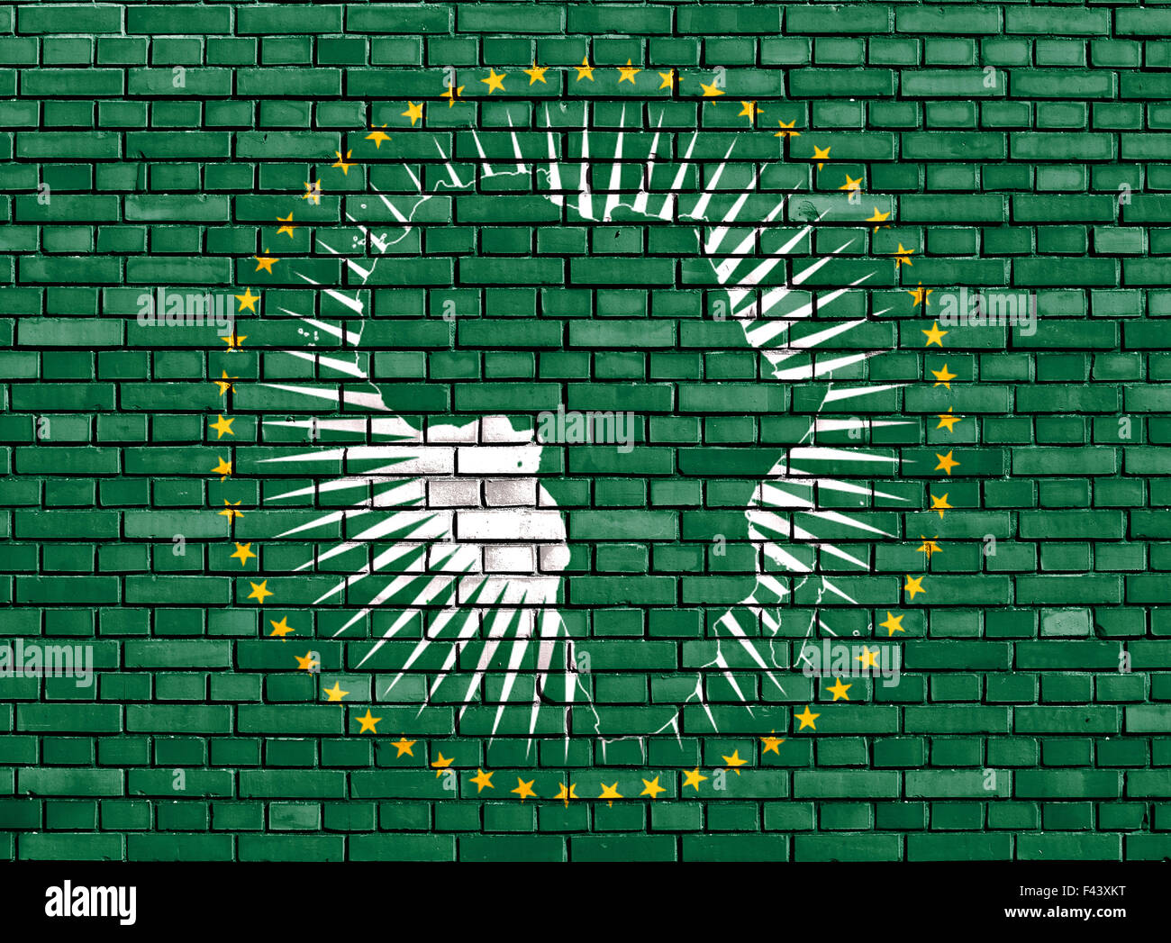 African union flag hi-res stock photography and images - Alamy