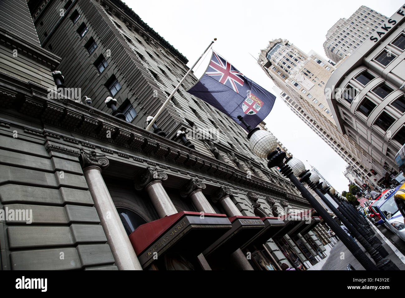 Buildings around Union Square, San Francisco, California Stock Photo ...