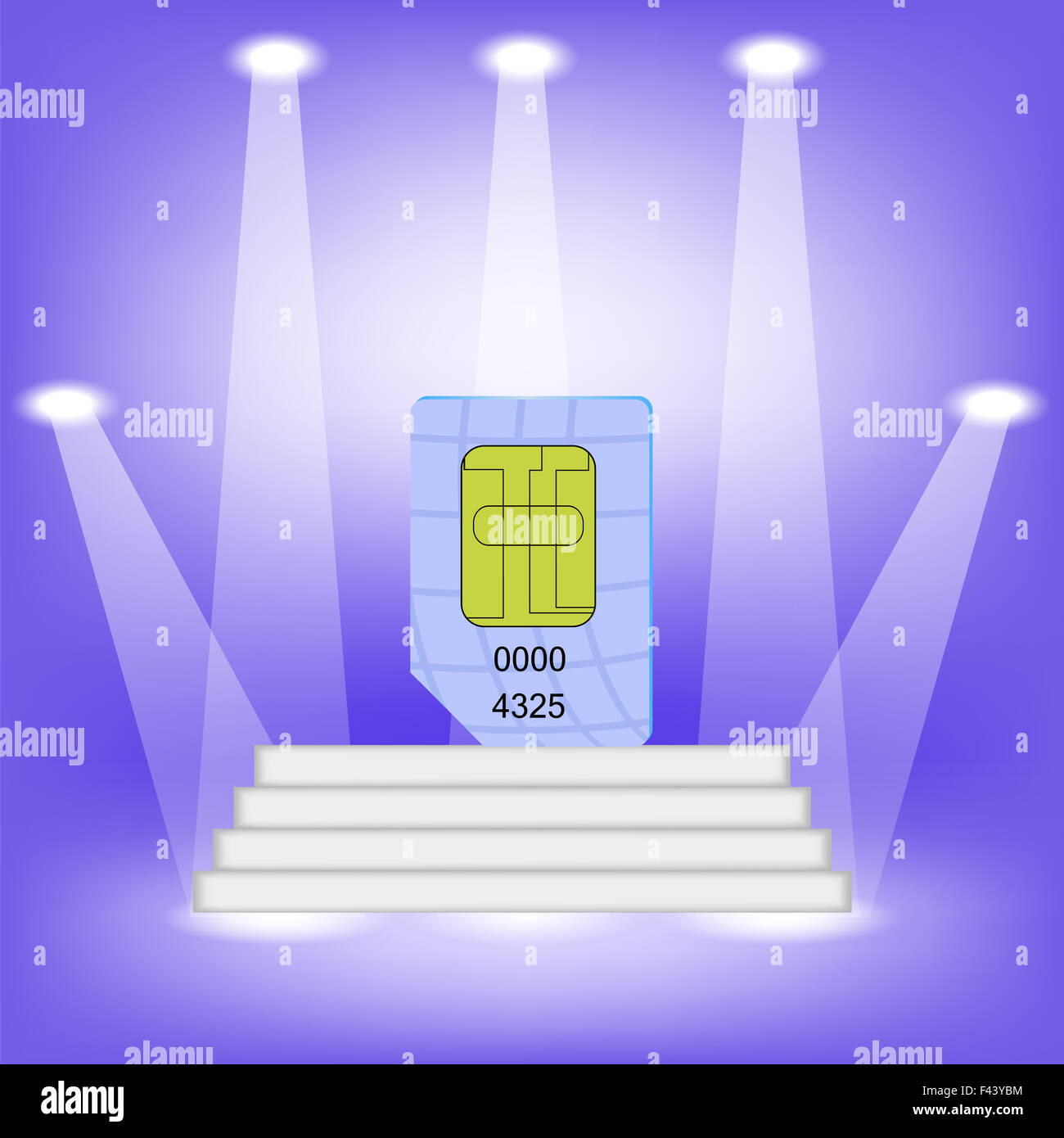Blue sim hi-res stock photography and images - Alamy