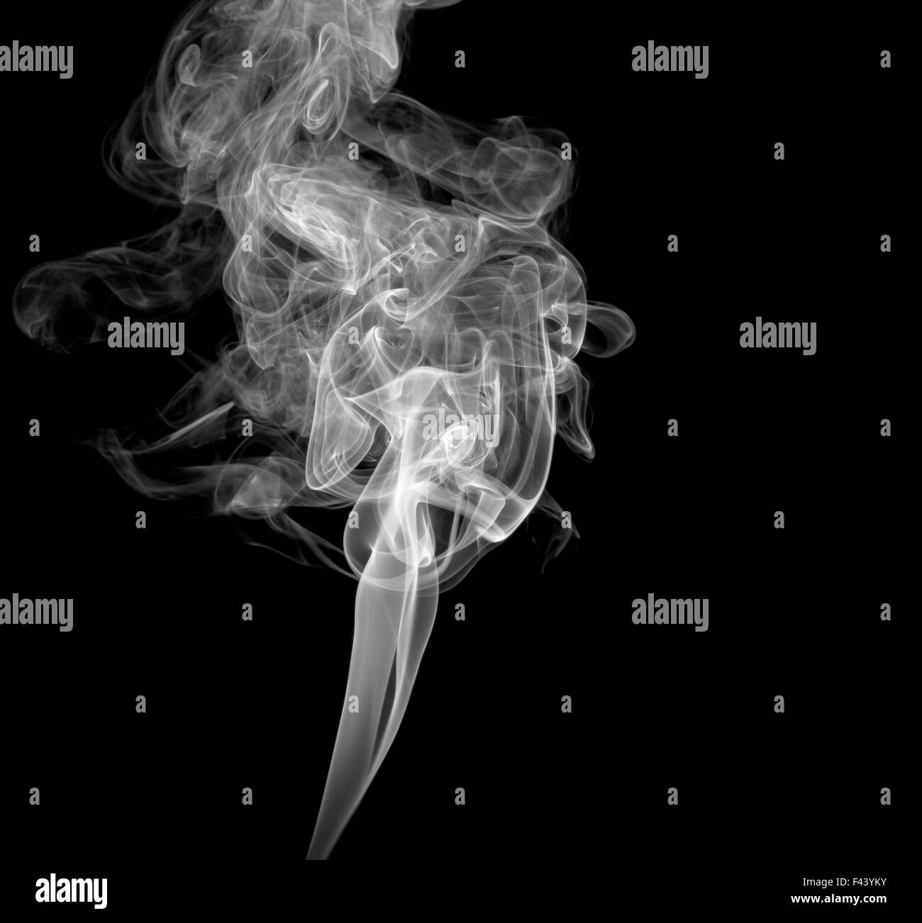 Abstract light smoke on a dark background Stock Photo - Alamy