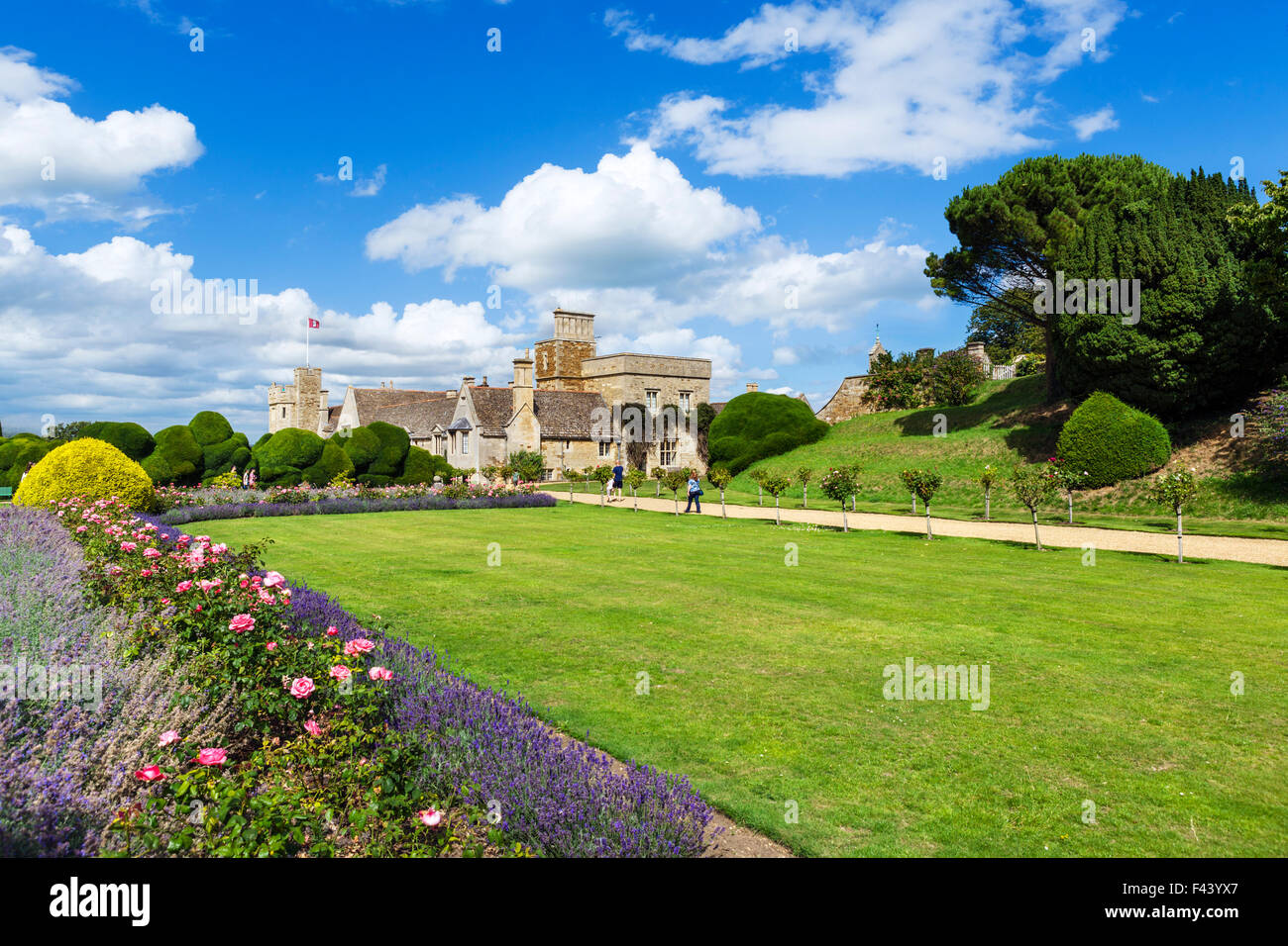 Rockingham Castle, near Corby, Northamptonshire, England, UK Stock ...