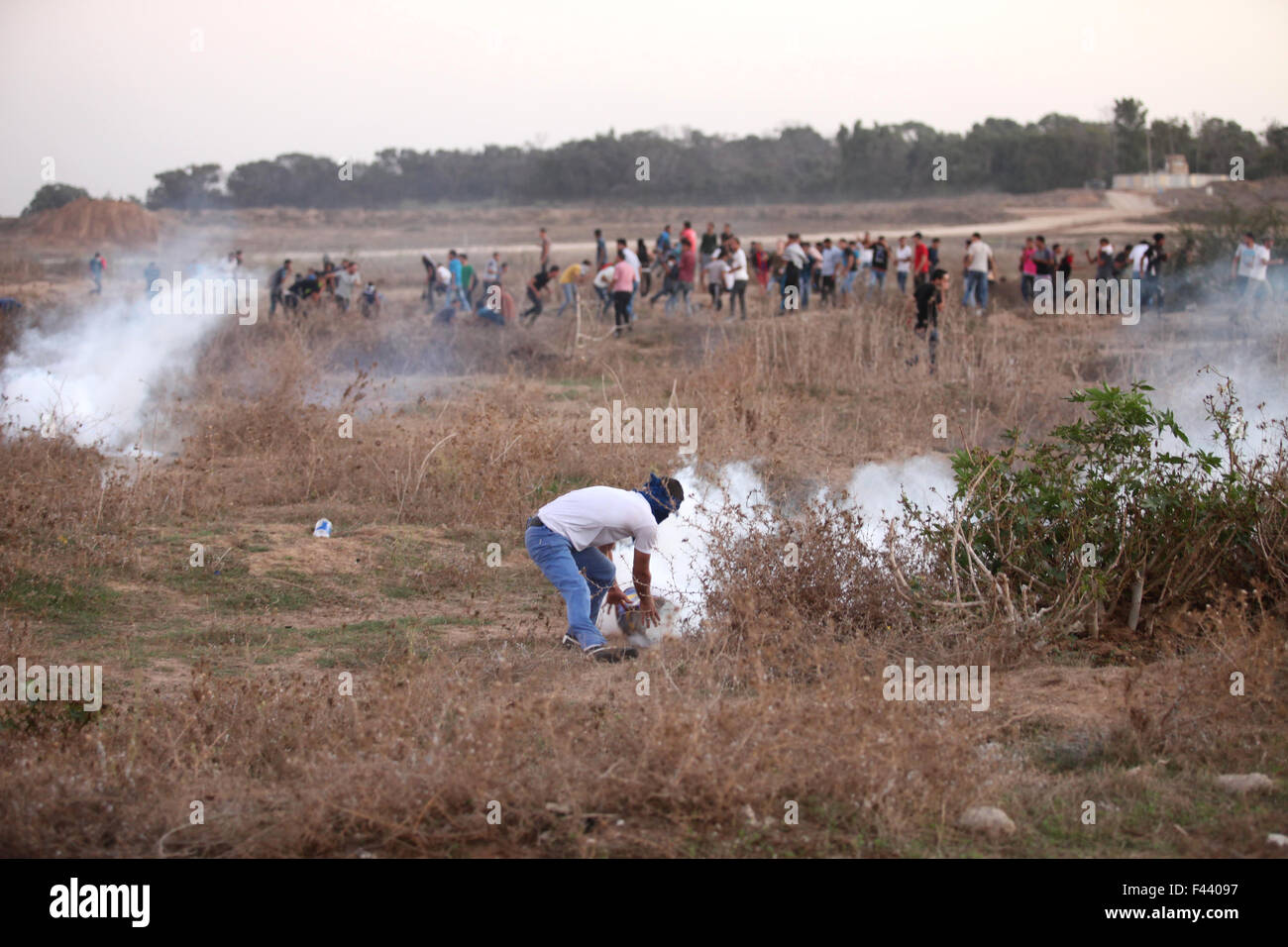 Bureij, Gaza Strip, Palestinian Territory. 14th Oct, 2015. A ...