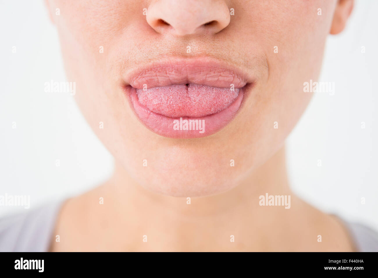 Woman with luscious lips Stock Photo - Alamy