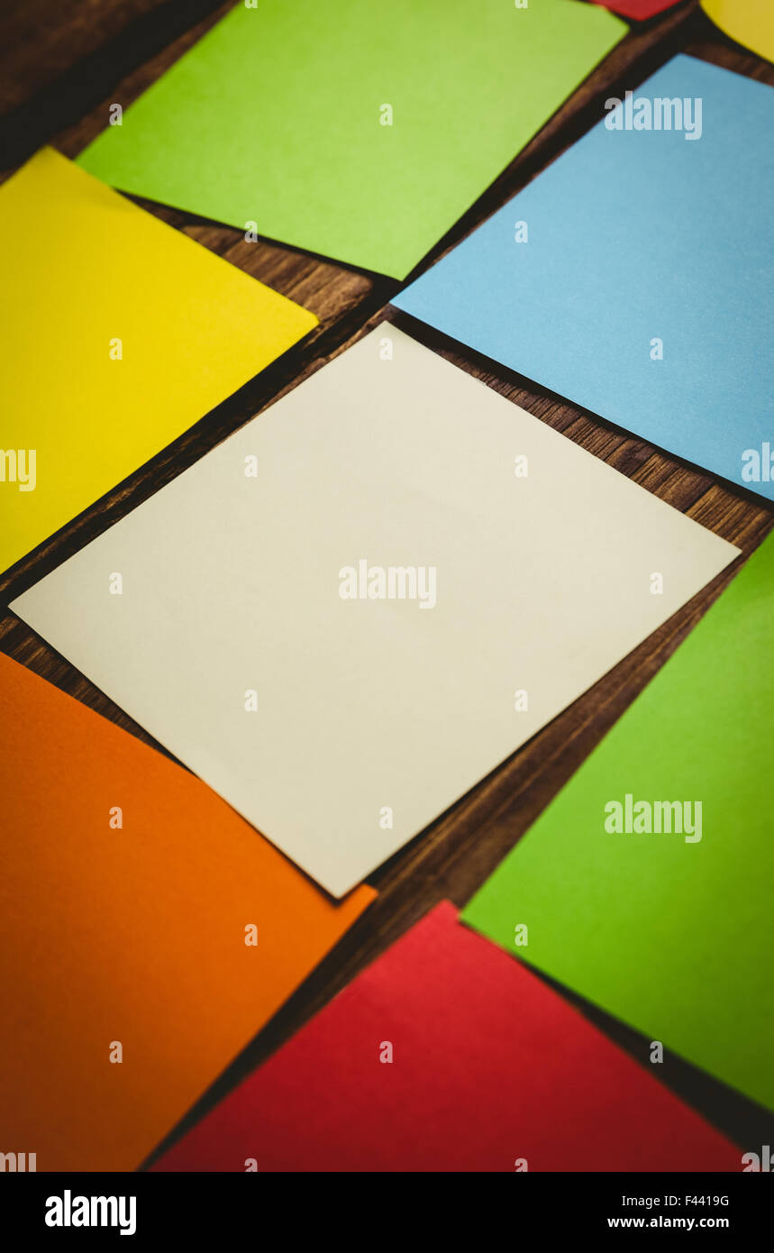 Colorful sticky post its Stock Photo - Alamy