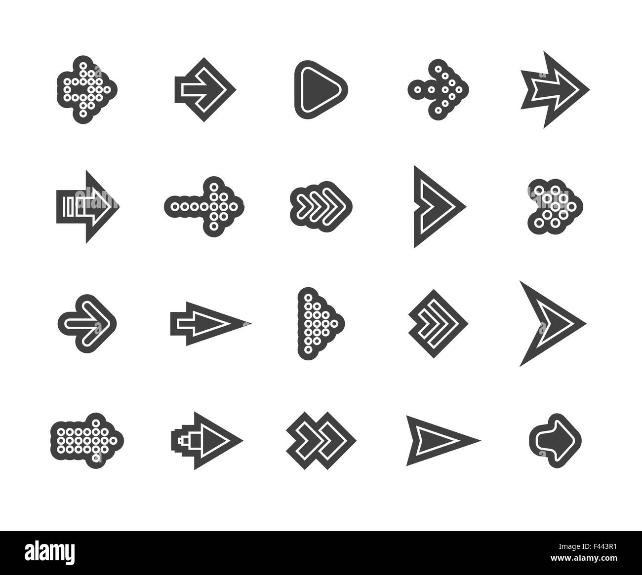 Outline icons thin flat design, modern line stroke style Stock Vector ...