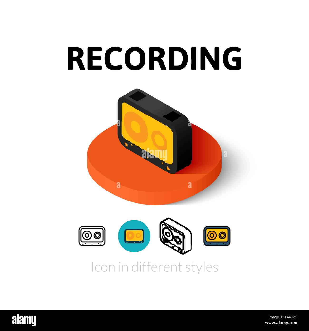 Album recording Stock Vector Images - Alamy