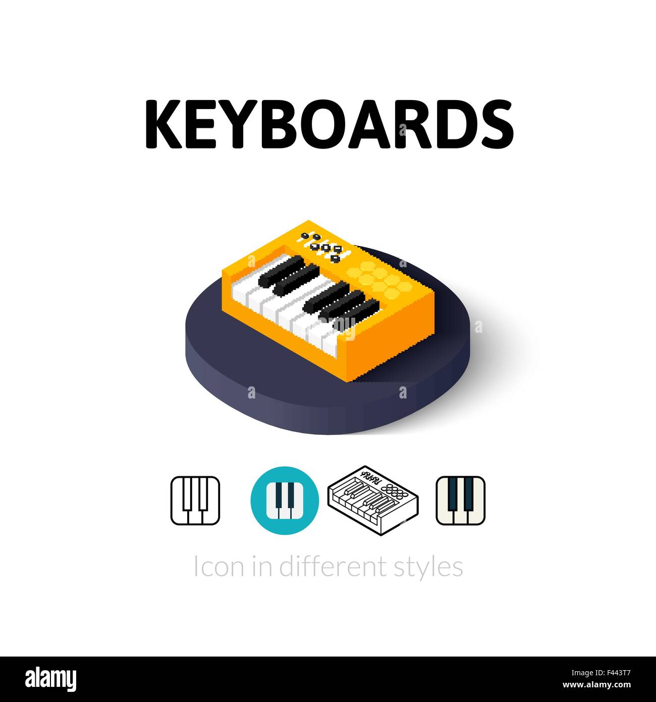 Set key different line Stock Vector Images - Alamy