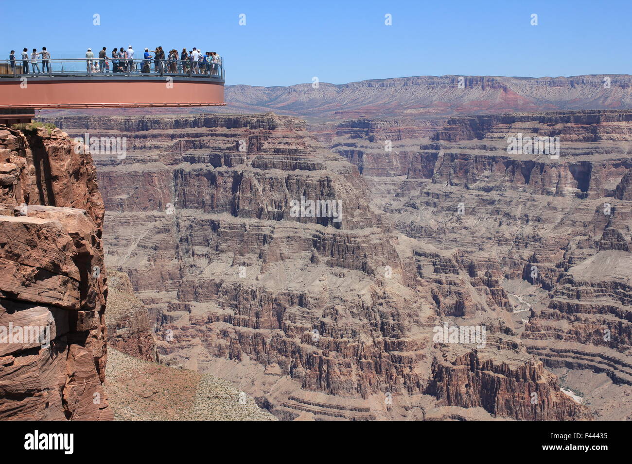 Sky walk over Grand Canyon Stock Photo - Alamy