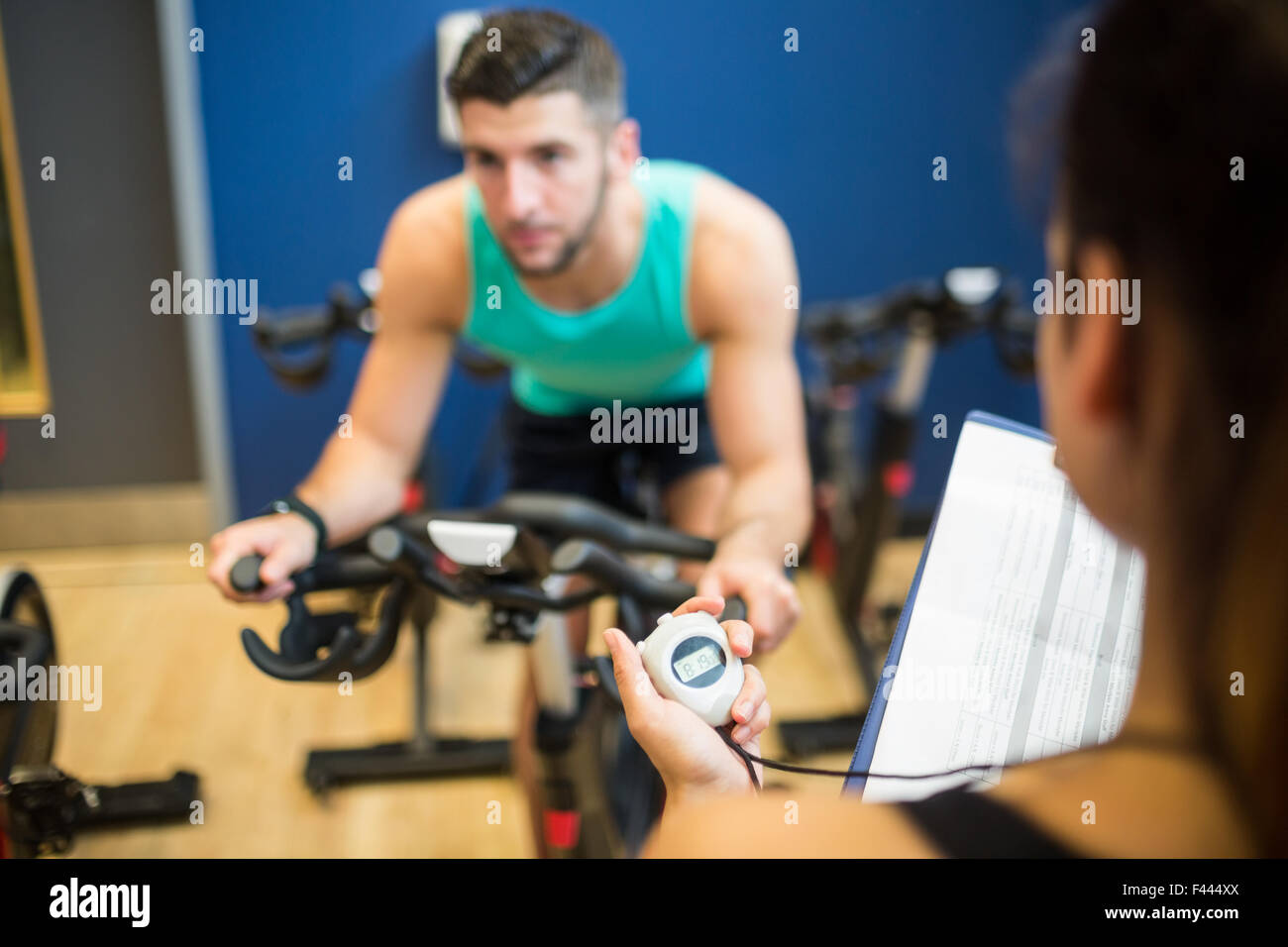 Exercise timing hi-res stock photography and images - Alamy