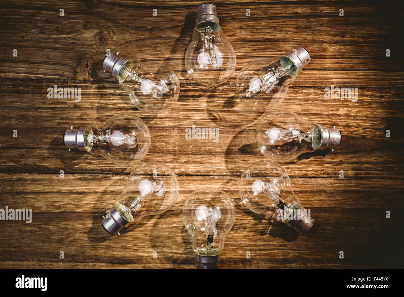 Light bulbs forming frame Stock Photo - Alamy