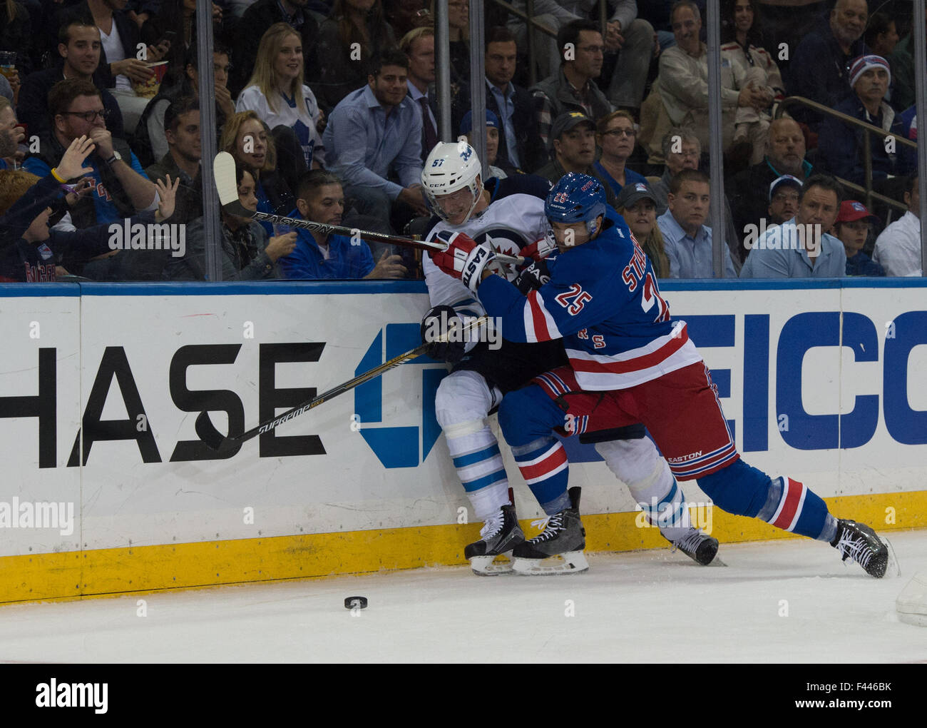 Jan. 1, 2014 - New York, NY, U.S. - Winnipeg Jets defenseman TYLER ...