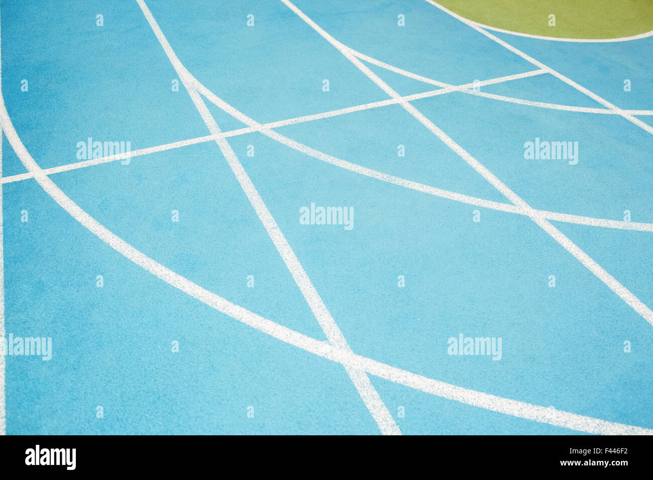 Indoor running track Stock Photo - Alamy