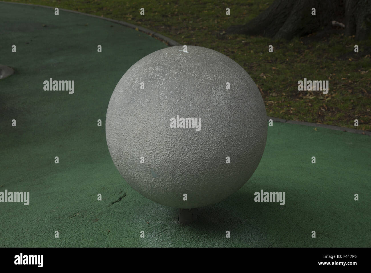 Palace Garden, behind Noordeinde Palace, The Hague, Netherlands. Cement ...