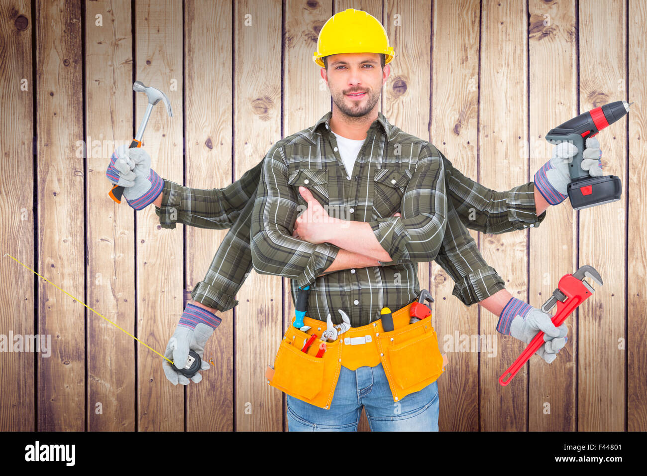 Digital composite carpenter tool hi-res stock photography and images ...