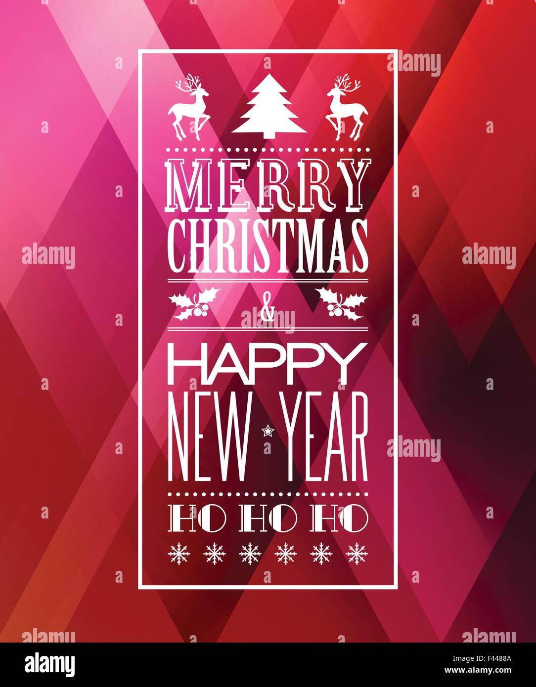 Merry christmas typography Stock Vector Image & Art - Alamy