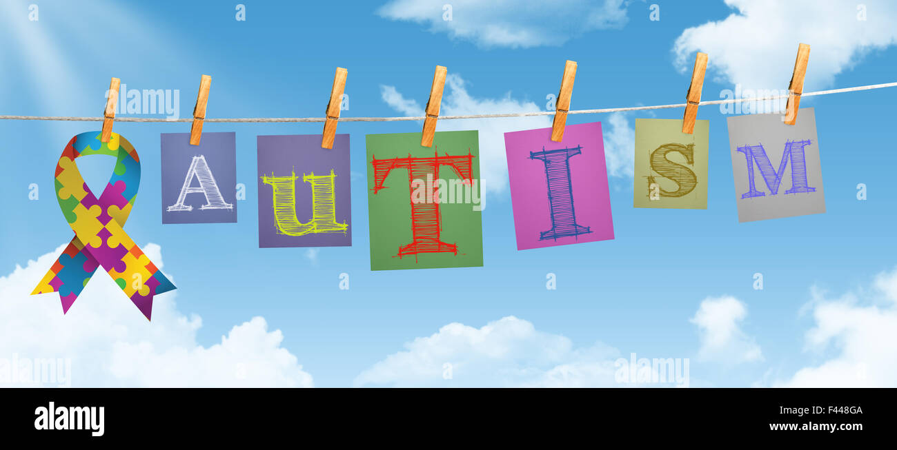 Composite image of autism Stock Photo - Alamy