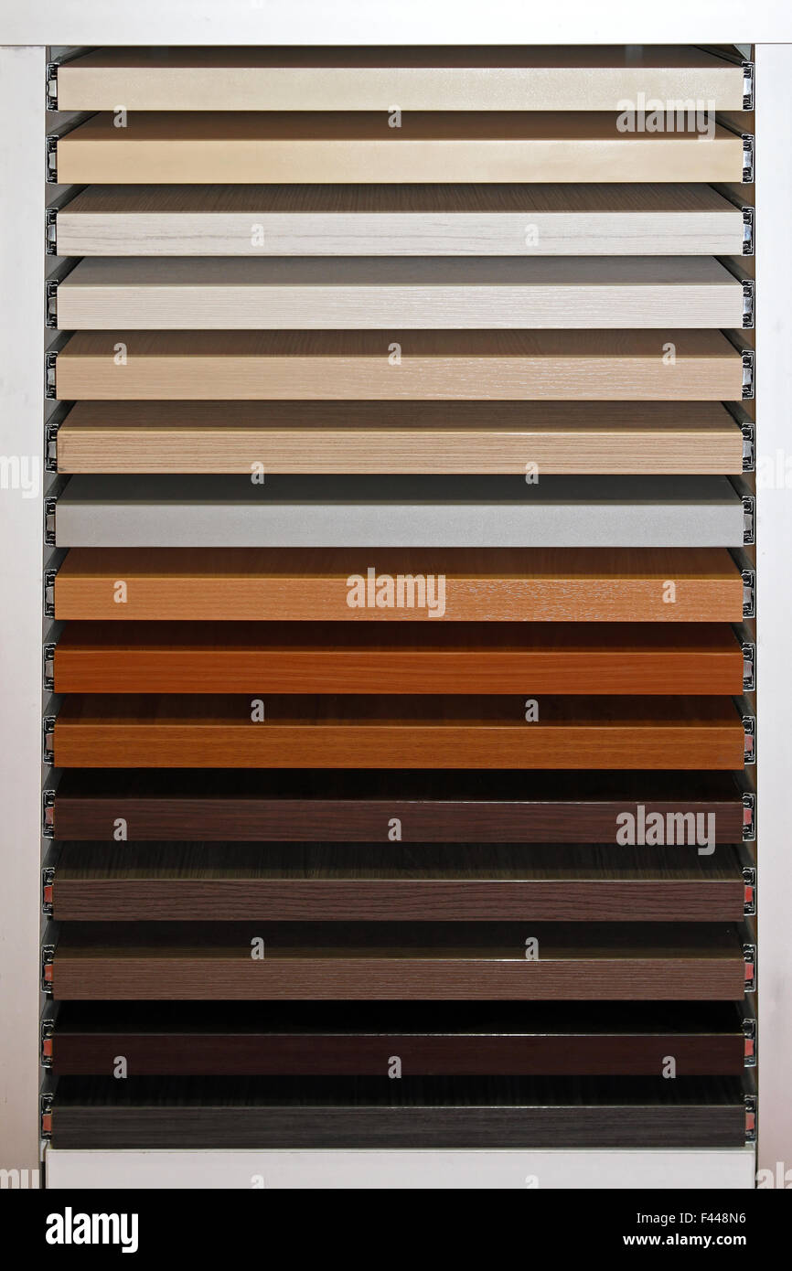 Wood samples hi-res stock photography and images - Alamy