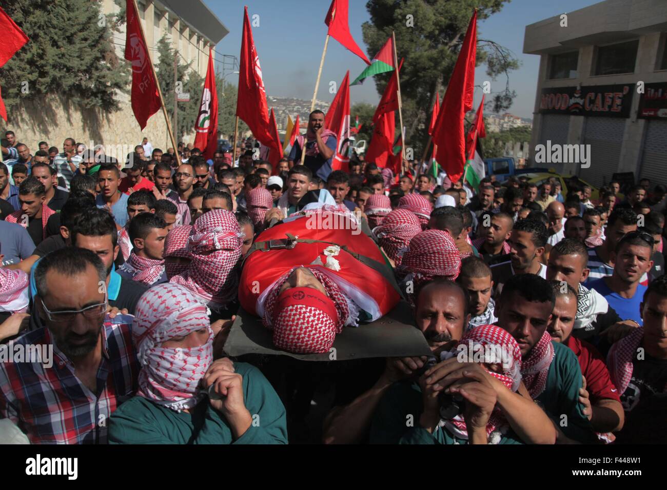 Bethlehem, Dhiesha Refugee camp in the West Bank city of Bethlehem ...