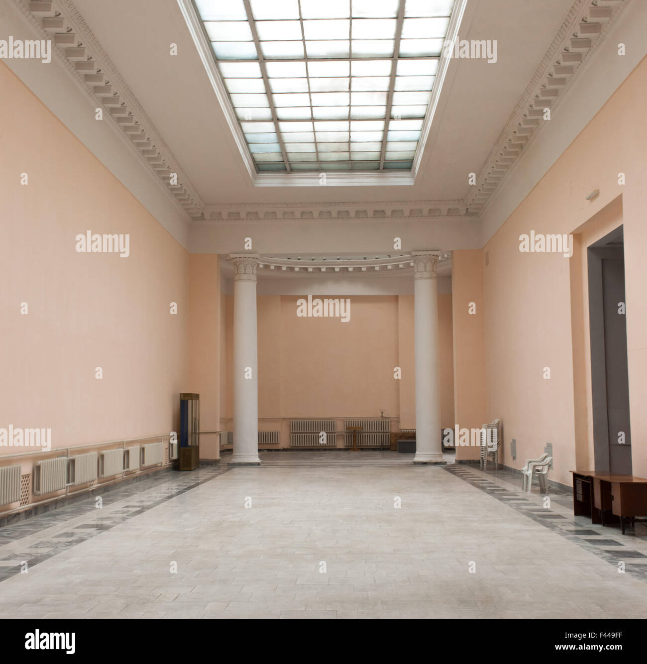 Modern interior in big building Stock Photo - Alamy