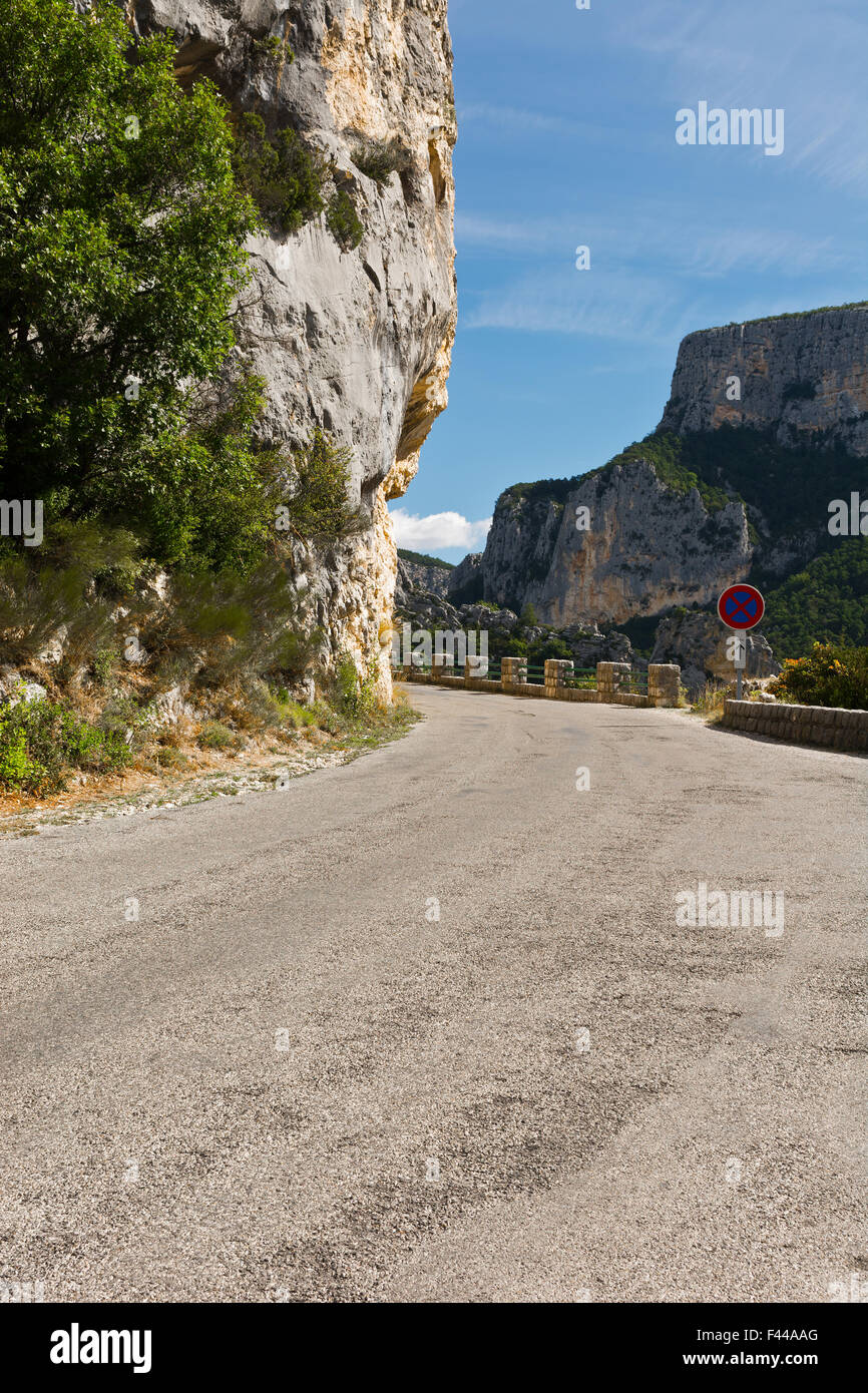 Alpine road journey safety hi-res stock photography and images - Alamy