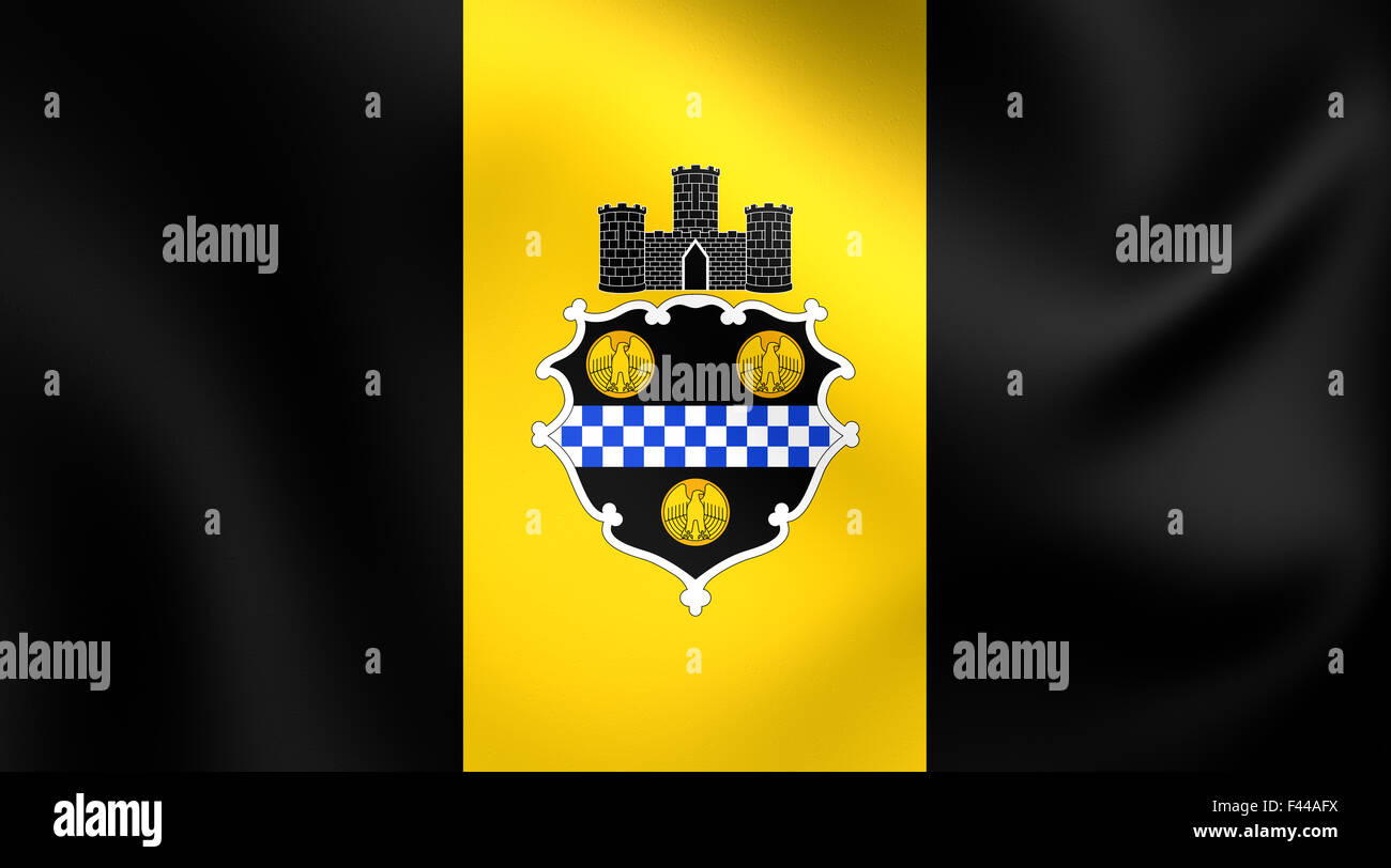 Flag of Pittsburgh, USA Stock Photo - Alamy