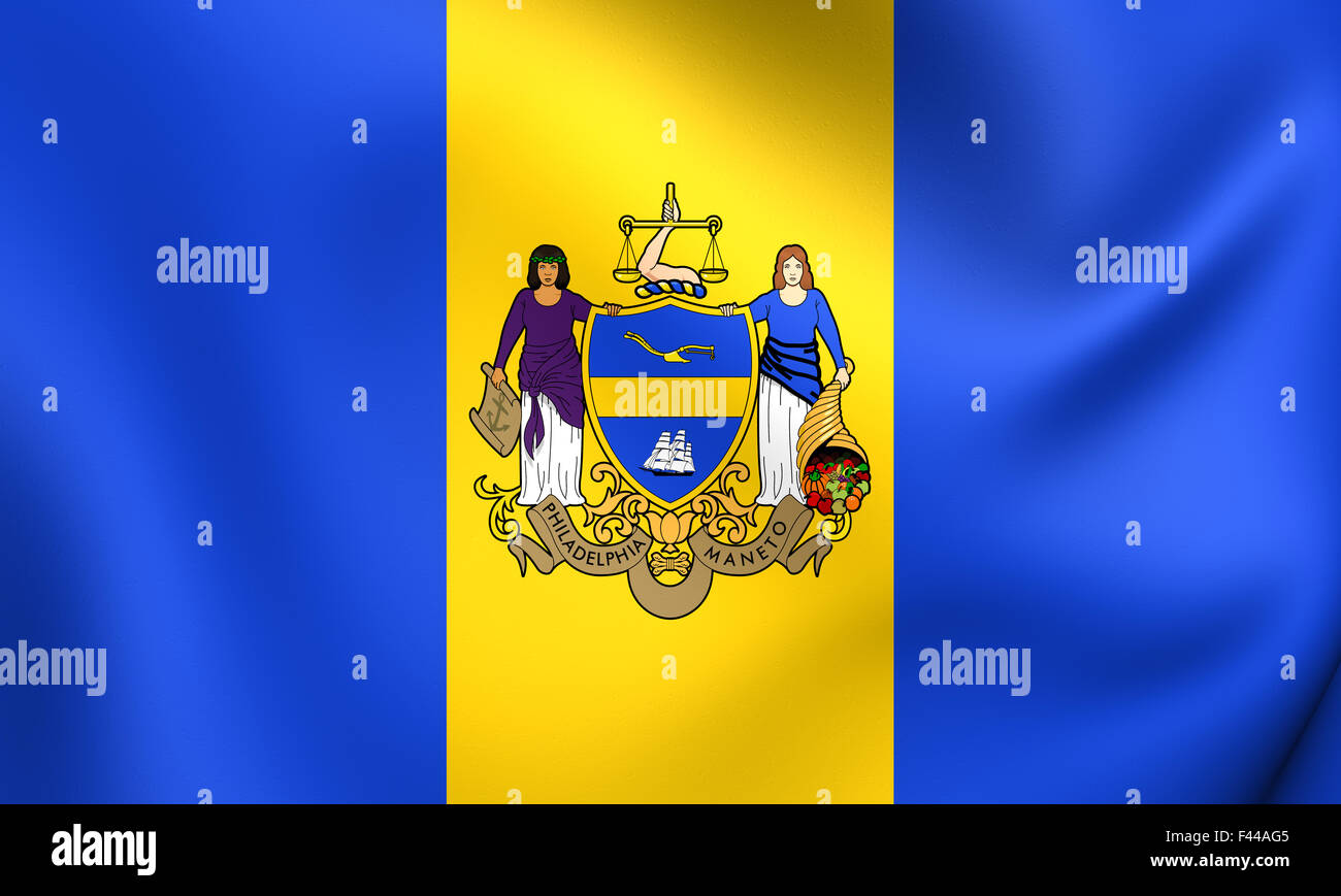 Flag of Philadelphia, USA Stock Photo - Alamy