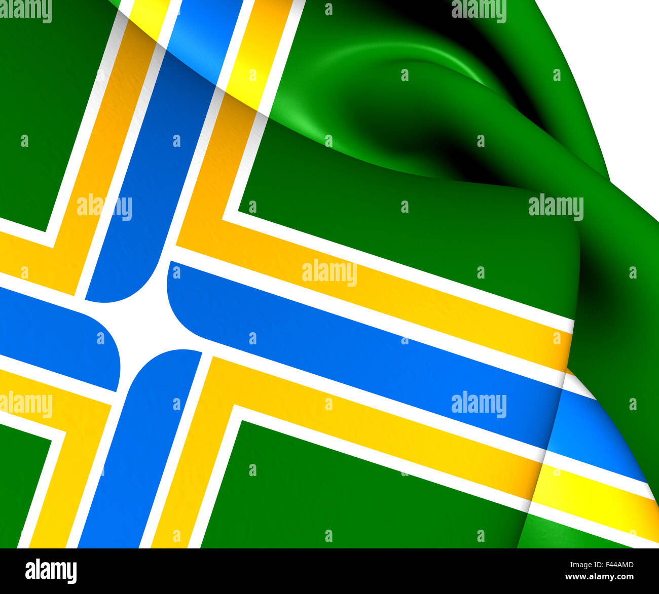 Portland city flag hi-res stock photography and images - Alamy